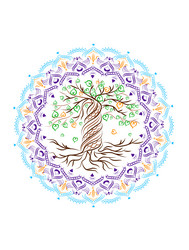 Mandala Tree Vector Images (over 1,100)