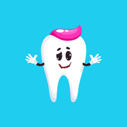 One tooth emoticon Royalty Free Vector Image - VectorStock