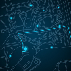 Navigation concept road city map Royalty Free Vector Image