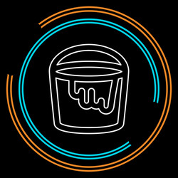 Painting brush isolated Royalty Free Vector Image