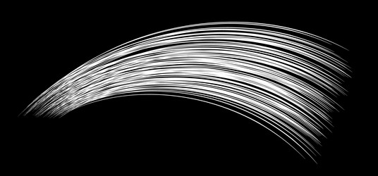 White flow brushstroke on background fluffy Vector Image