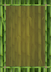 Frame bamboo Royalty Free Vector Image - VectorStock