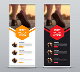 Roll Up Banner for Sports Vector Images (over 110)