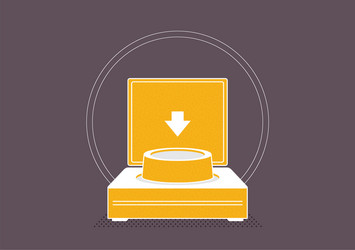Launch button icon Royalty Free Vector Image - VectorStock