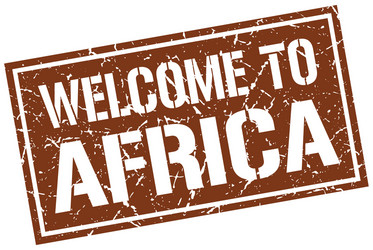 Welcome to africa Royalty Free Vector Image - VectorStock