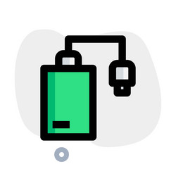 External hard drive to expand storage capacity Vector Image