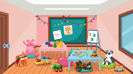 Empty Classroom Cartoon Background Vector Images (over 1,000)