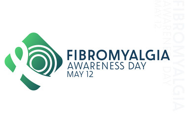 Fibromyalgia awareness day may 12 Royalty Free Vector Image