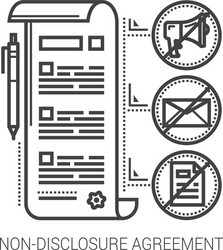 Non Disclosure Agreement Vector Images (over 120)