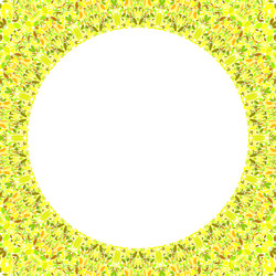 Colored round border background design set Vector Image