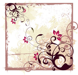 Background floral nice Royalty Free Vector Image