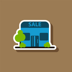 Fashion patch sale sticker shop Royalty Free Vector Image