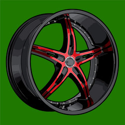 Car racing wheels art Royalty Free Vector Image