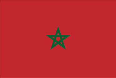 Morocco flag Royalty Free Vector Image - VectorStock