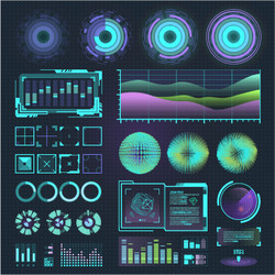 Futuristic user interface Royalty Free Vector Image