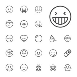15 funny icons Royalty Free Vector Image - VectorStock