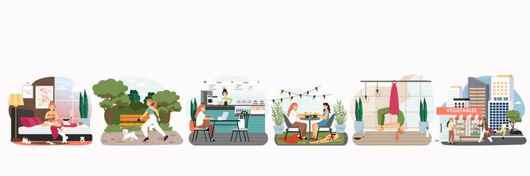 Everyday Life Vector Images (over 3,600)