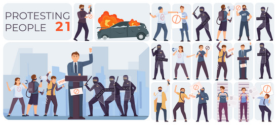 Angry Mob Vector Images (over 310)
