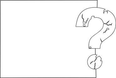 Ask mark Royalty Free Vector Image - VectorStock