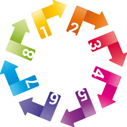 Black silhouette of a man holds color wheel Vector Image