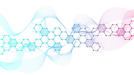 Modern health care abstract background with lines Vector Image