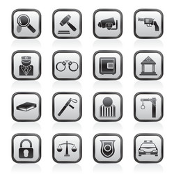 Stop terrorism no crime terrorist group icon Vector Image