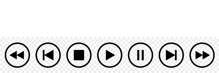 Golden circle play button Royalty Free Vector Image