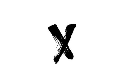 Handwritten X Vector Images (over 2,300)