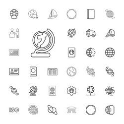 14 international icons Royalty Free Vector Image