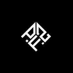 Mfd letter logo design on black background Vector Image