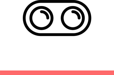 Dual camera icon for web or mobile app Royalty Free Vector