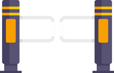 Card control icon flat business center Royalty Free Vector