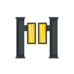 Card control icon flat business center Royalty Free Vector