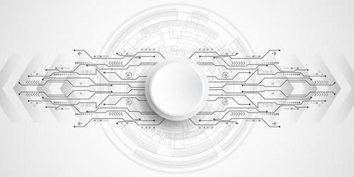 Thumbnail design with simple electric circuit Vector Image