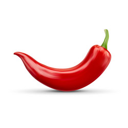 Red hot chili pepper icon Royalty Free Vector Image