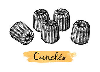 Canele Vector Images (25)