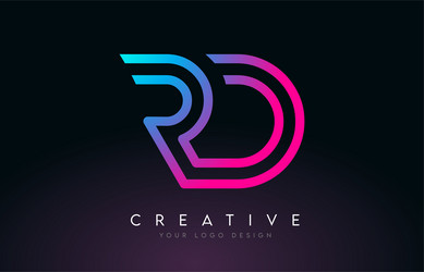 A Logo That Has An R And D