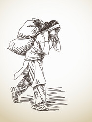 Nepalese woman Royalty Free Vector Image - VectorStock