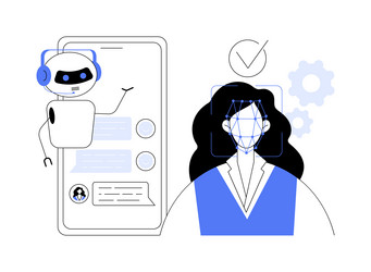 Emotion detection abstract concept Royalty Free Vector Image