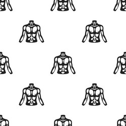 Chest icon in cartoon style isolated on white Vector Image