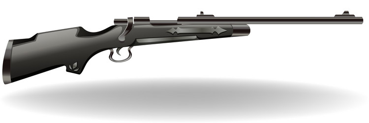 Rifle gun Royalty Free Vector Image - VectorStock