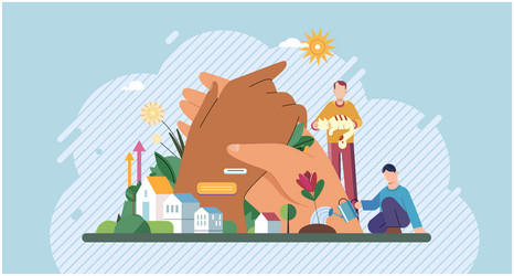 Wellbeing metaphor support insurance life Vector Image