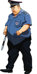 Fat Police Vector Images (over 220)