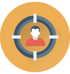 User target icon Royalty Free Vector Image - VectorStock