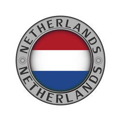 Medallion with name country greenland Royalty Free Vector