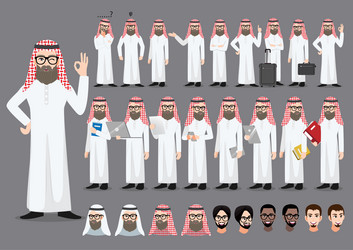 Saudi Avatar Vector Images (over 1,700)