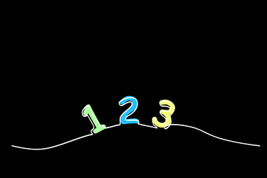 Single Line Font Vector Images (over 1,400)