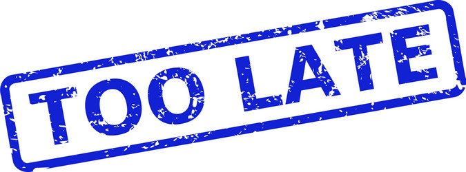 Too Late Vector Images (over 250)