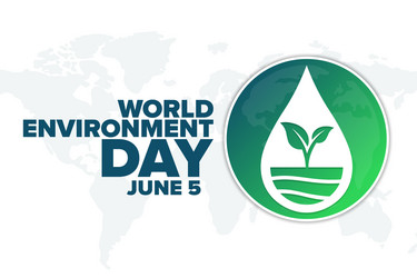 World environment day june 5 holiday concept Vector Image