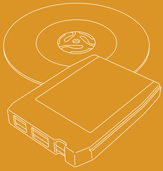 8-track tape Royalty Free Vector Image - VectorStock